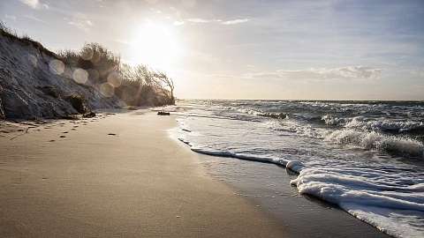 Beautiful beaches Baltic Sea