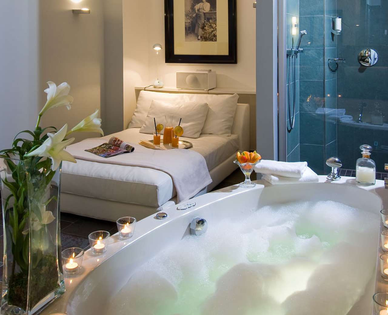 Romantik Hotels mit Whirlpool im Zimmer